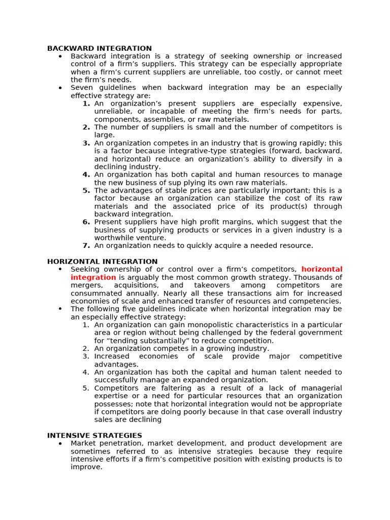 Strategic Management - 2 | PDF