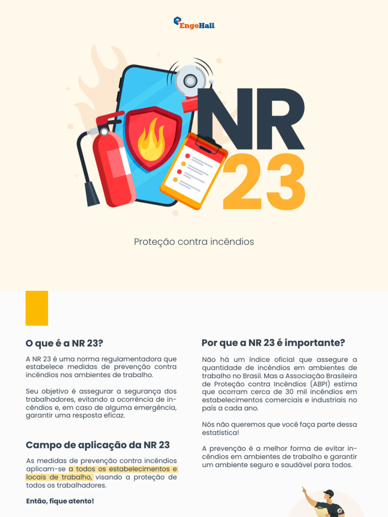 Cartilha Da NR 23 Prote o Contra Inc Ndios 1709250646 | PDF