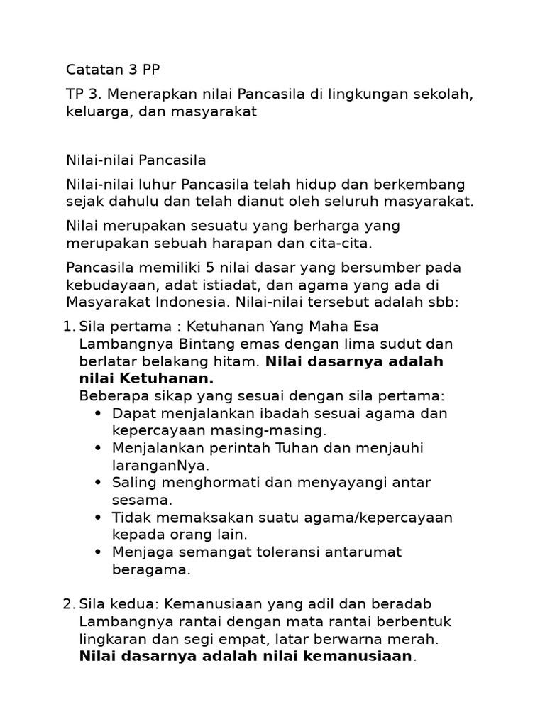 Catatan 3 PP | PDF