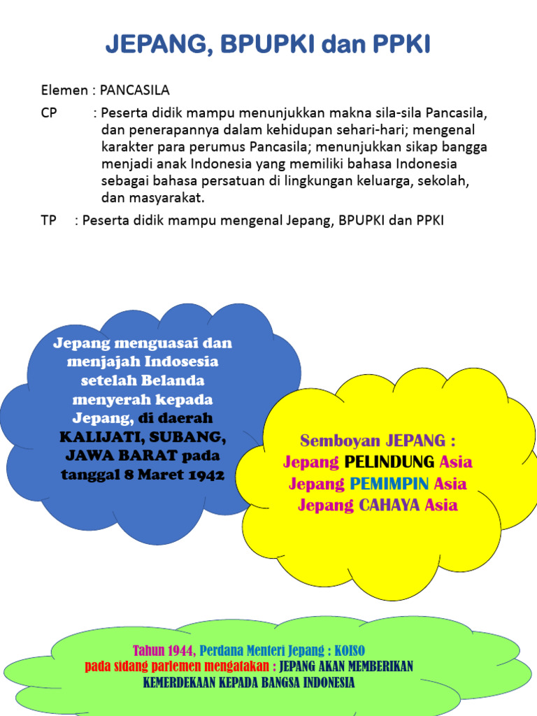 1 7 Jepang, BPUPKI Dan PPKI pdf1724638700 | PDF