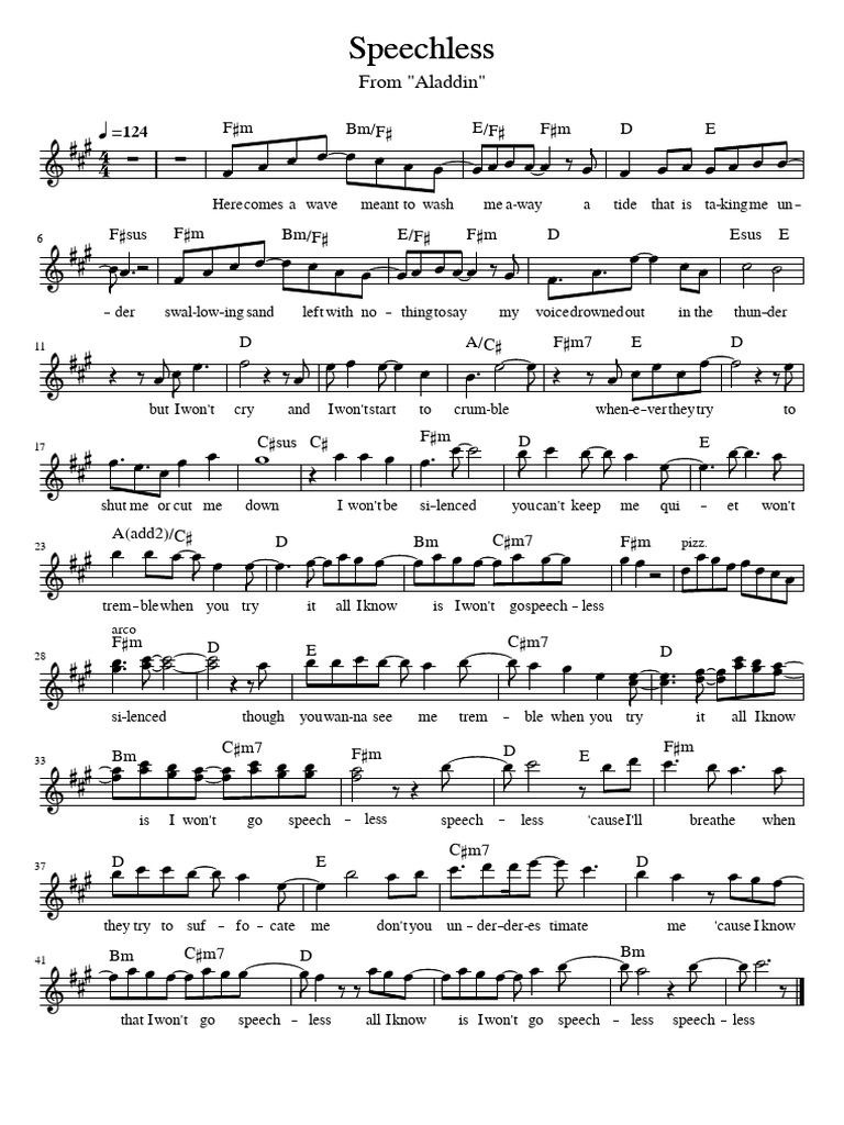 Speechless_Violin | PDF