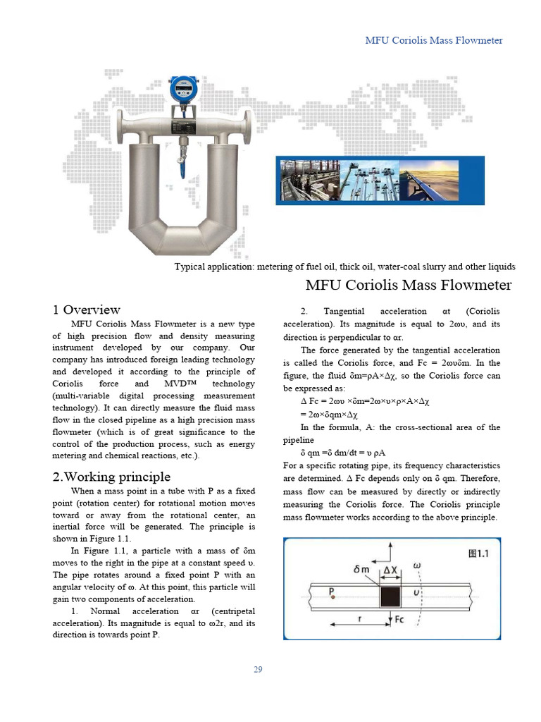 Coriolis Mass Flowmeter Catalog-YOKE | PDF
