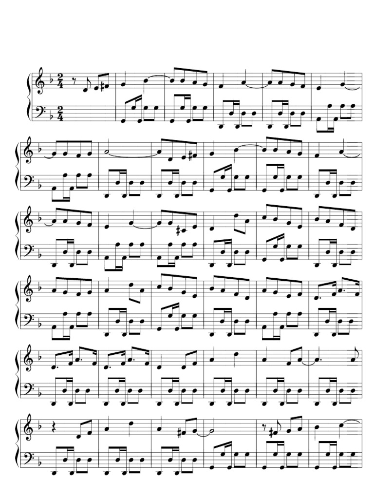 Assum Preto Com Nome Das Notas | PDF