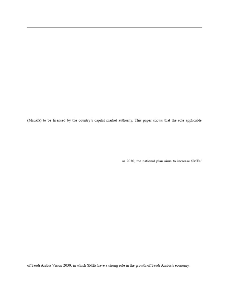 Crowdfunding in Saudi Arabia A Case Study of The Manafa Platform | PDF