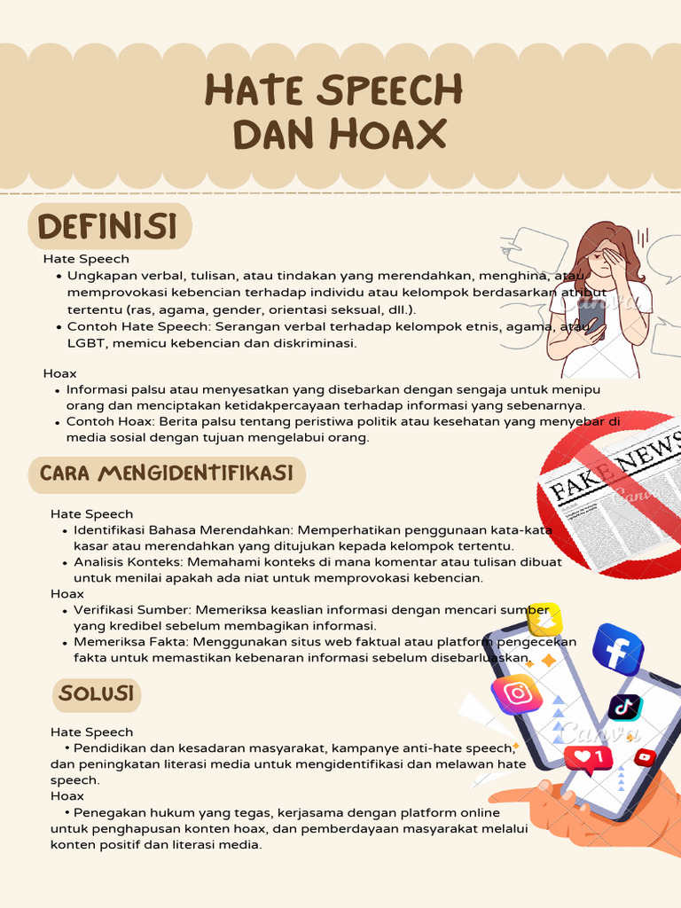 Hate Speech Dan Hoax | PDF