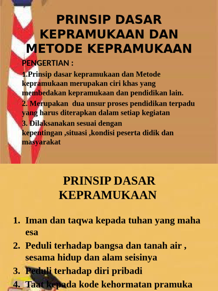 Prinsip Dasar Kepramukaan Dan Metode Kepramukaan Pdf 