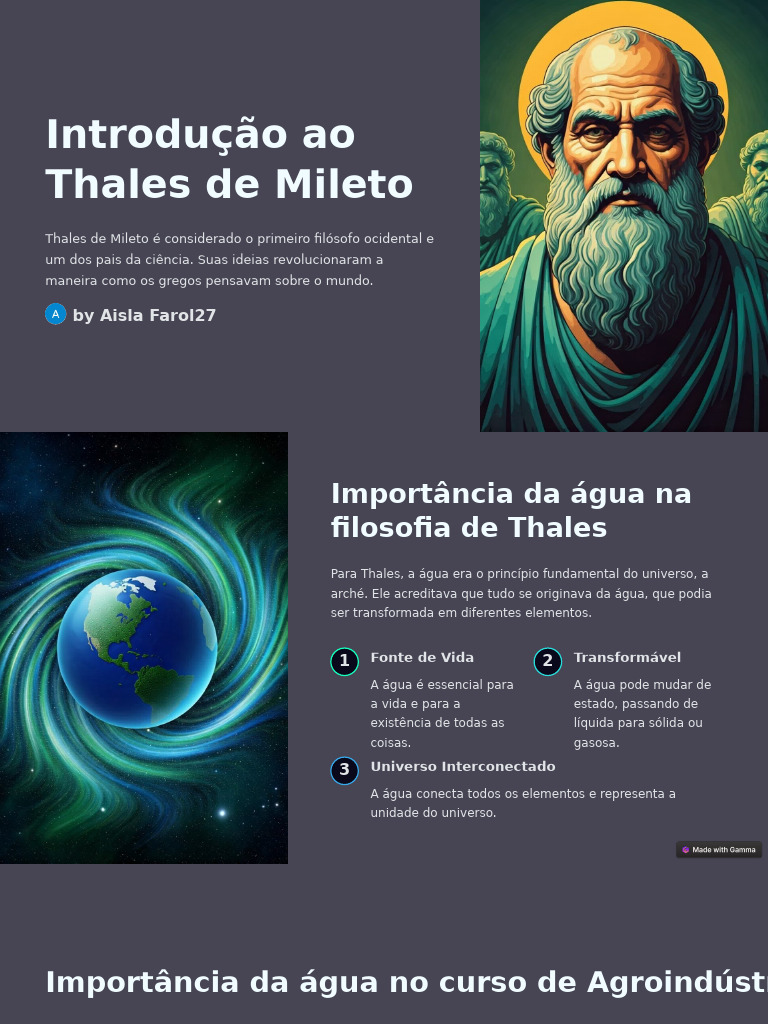 Introducao Ao Thales de Mileto | PDF