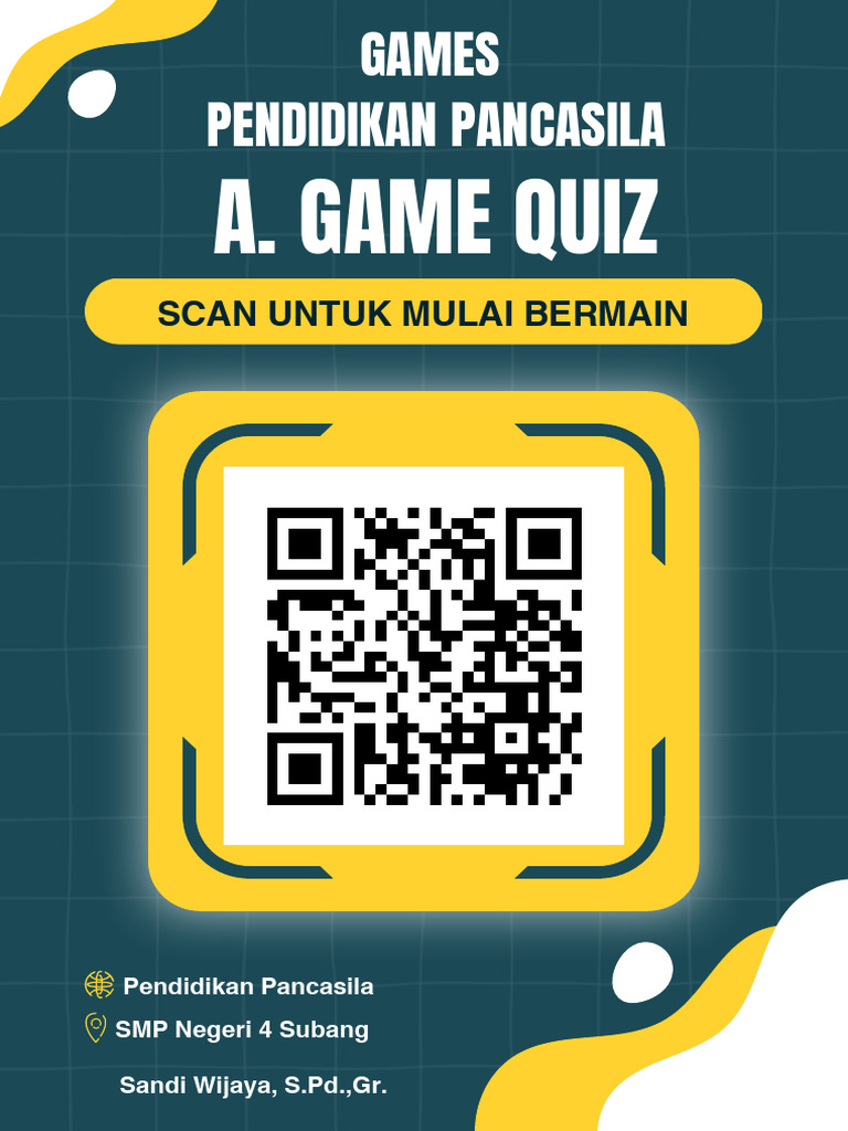 Hijau Dan Kuning Modern Scan Disini Flyer | PDF