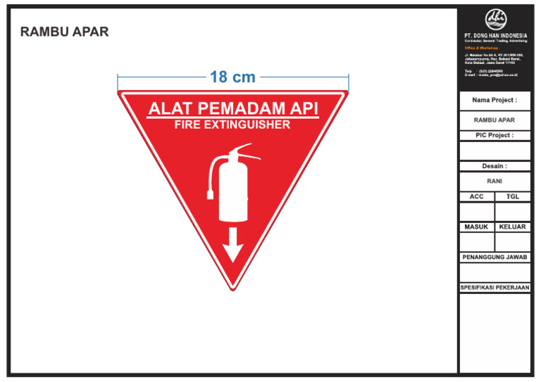 Rambu Apar Rev | PDF