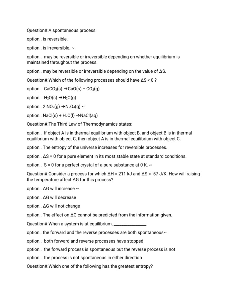 CHEM 112 Tutorial Questions 2021-2 | PDF