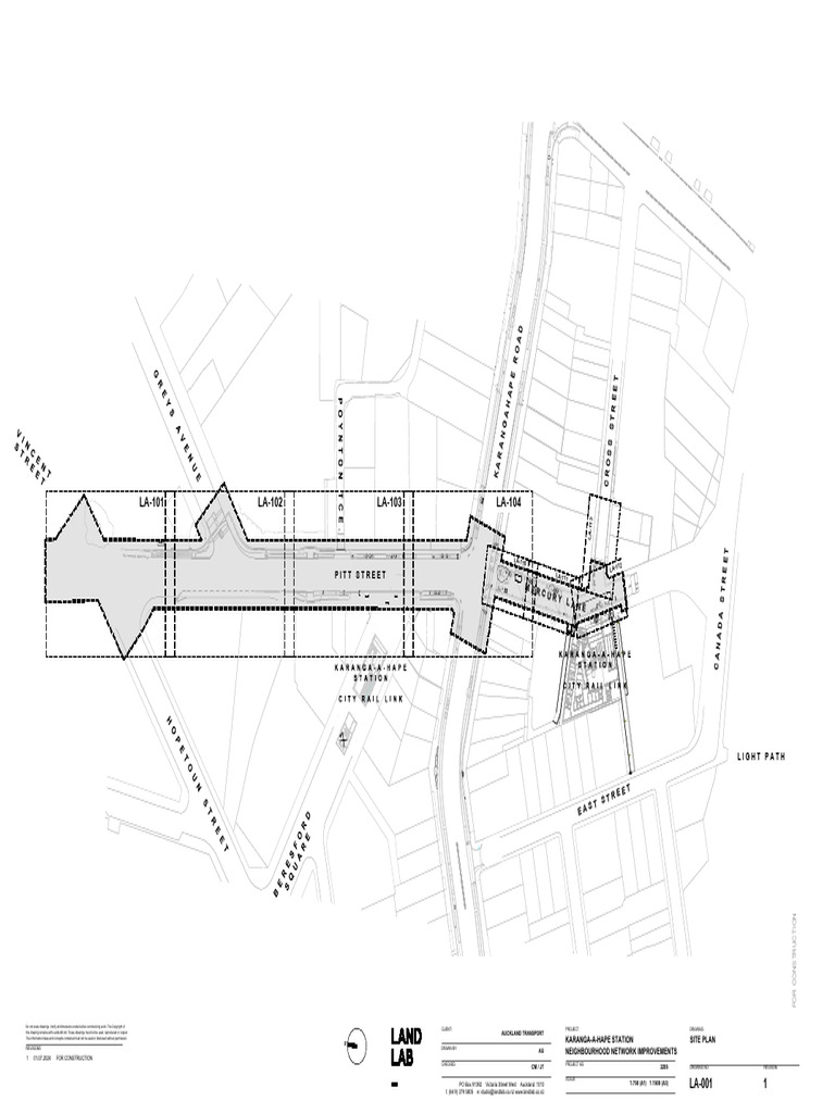 Karangahape Road Precinct Design Drawings | PDF