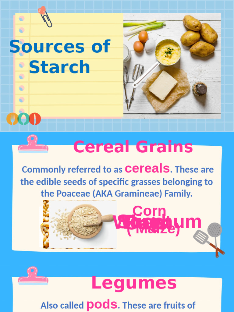 Starch and Cereal Dishes Perform Mise en Place | PDF