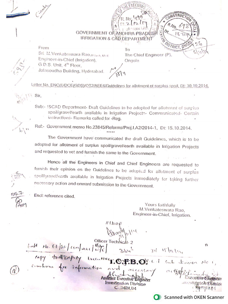 Spoil Bank Disposal Circular | PDF