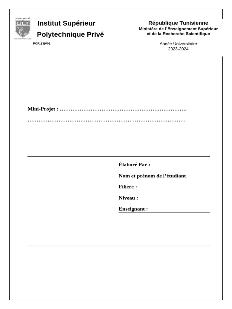 Modèle de Rapport | PDF