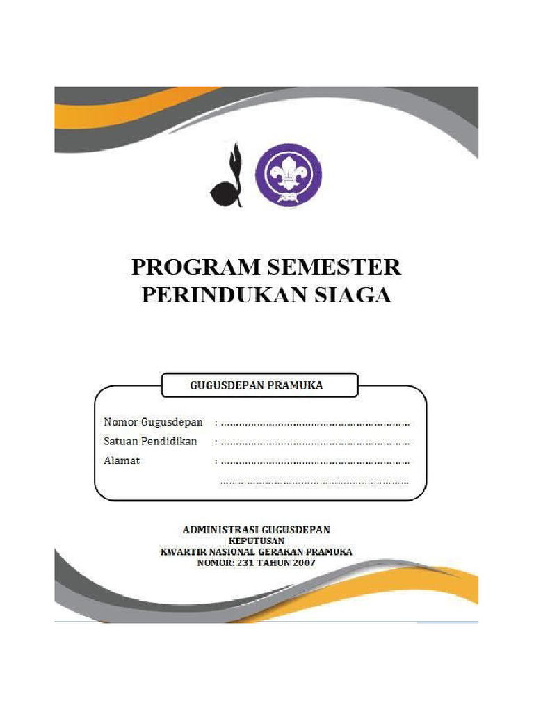 A. PROGRAM SEMESTER PERINDUKAN SIAGA (1) - For Merge | PDF