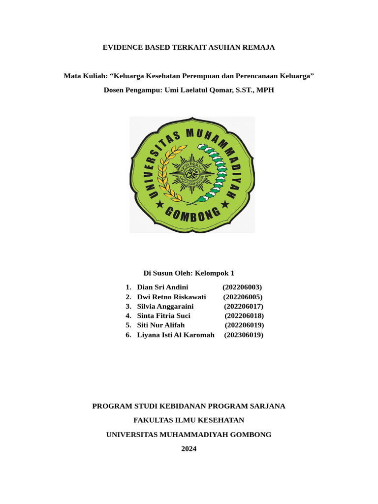 Makalah KPPK - Kelompok 1 | PDF