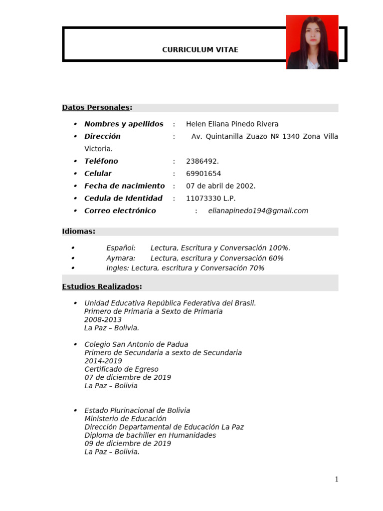 CURRICULUM Helen Ultimo | PDF