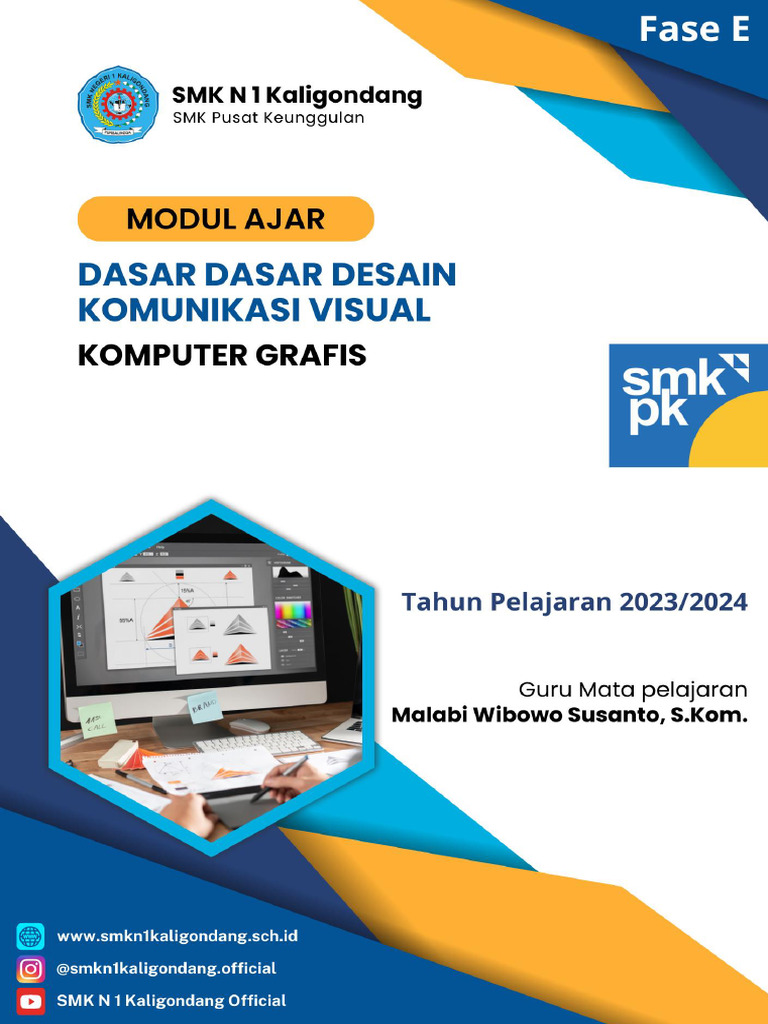 03 Modul Ajar DKV - Elemen 8 Komputer Grafis | PDF