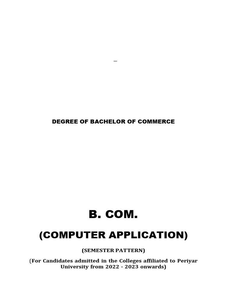 Computer Application 22-23 | PDF