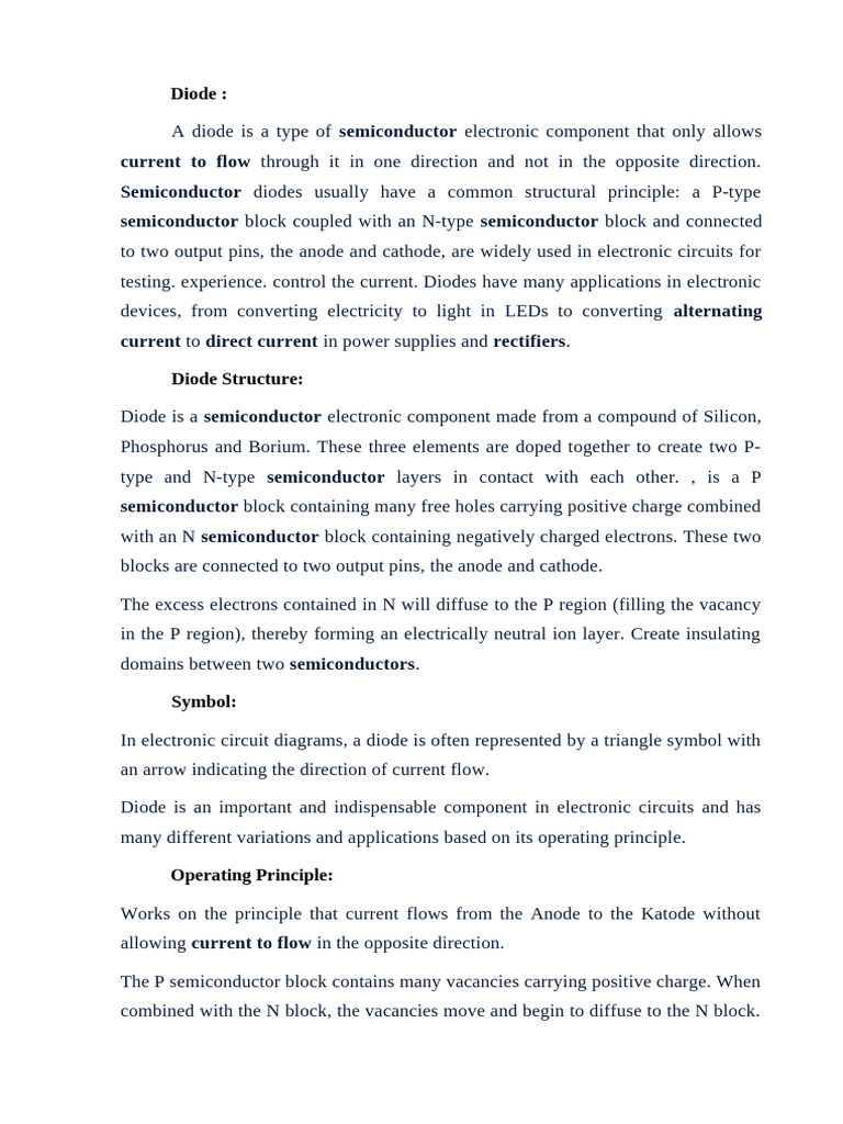 Thanh Nguyen Diode (1) | PDF