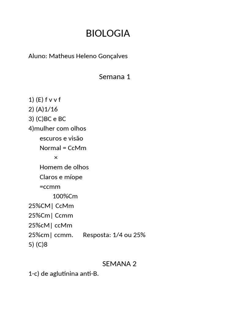 Biologia Pet 3 | PDF