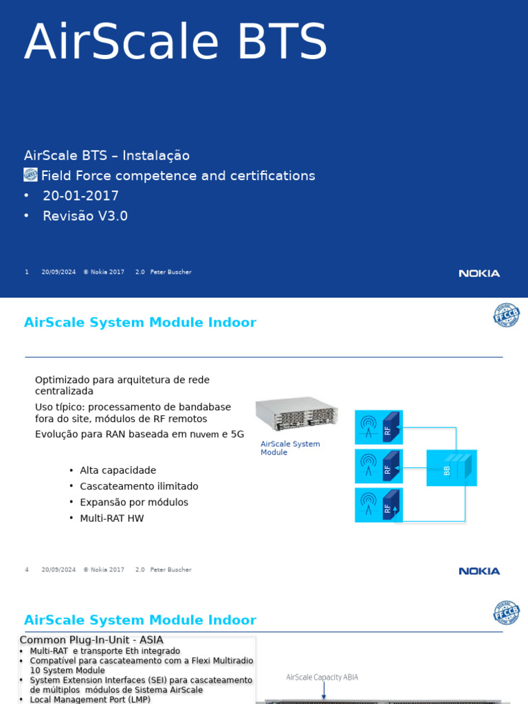 AirScale BTS Instalação V3.0 | PDF