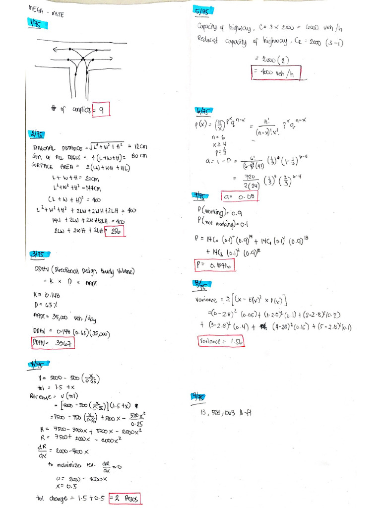 COMPRE 600 MSTE-Solutions | PDF