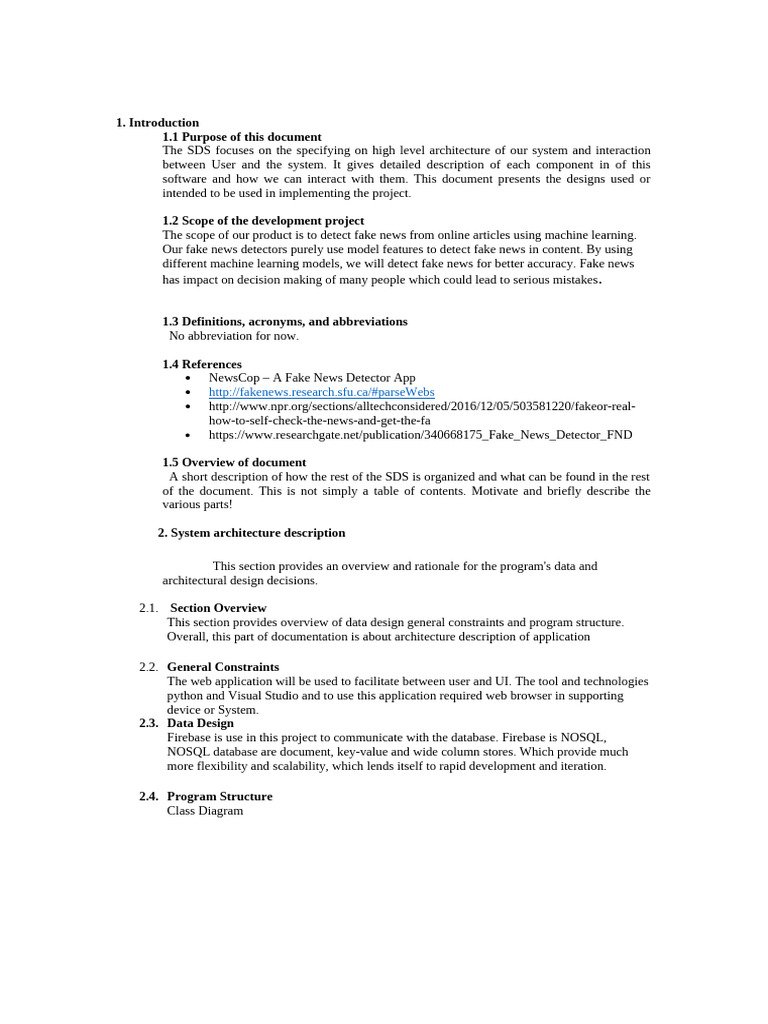 SDS Template 2019 | PDF