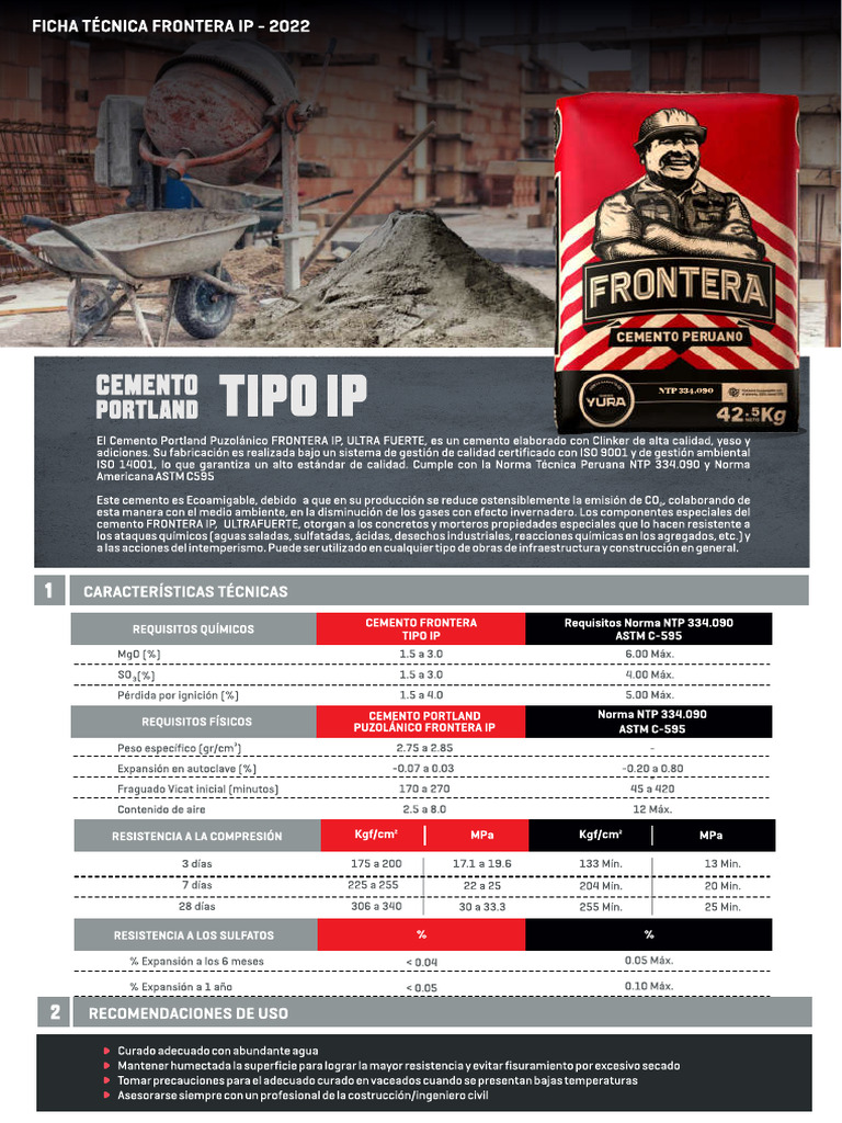 Ficha Tecnica Frontera Ip | PDF
