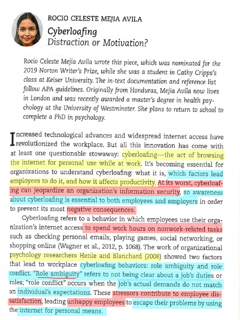 Kami Export - Phan - Cyberloafing Distraction or Motivation by Roccio ...