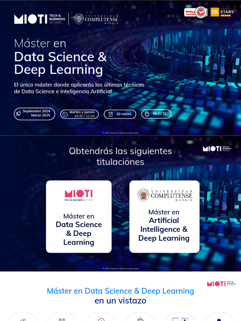 Dossier - MIOTI - Máster en Data Science & Deep Learning S.24-M.25 (ES) | PDF