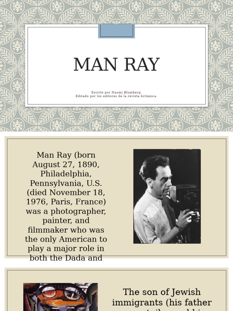Man Ray TP Inglés | PDF
