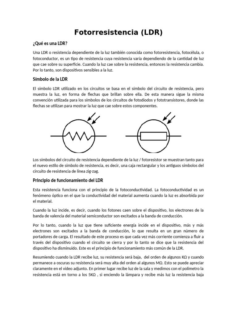 Sensor LDR | PDF