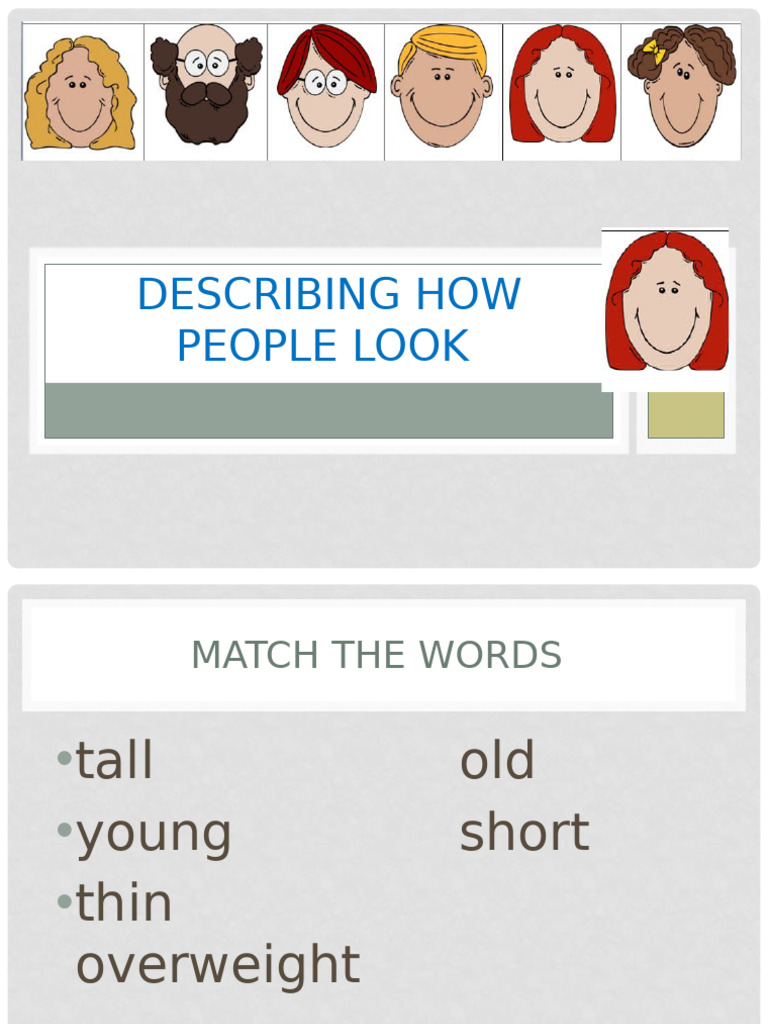 Unit 1 - Physical Appearance | PDF