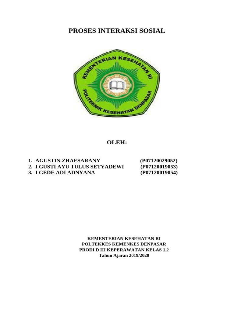 4 Proses Interaksi Sosial | PDF | Ilmu Sosial | Pengembangan Diri