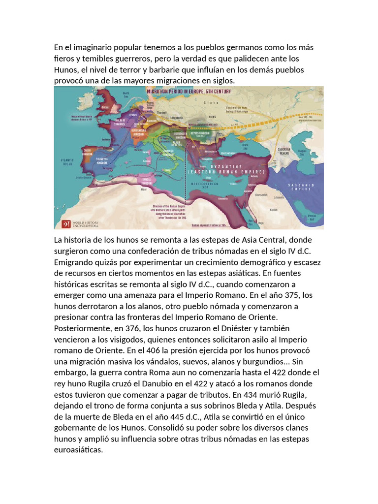 El Avance de Los Hunos Por Europa | PDF