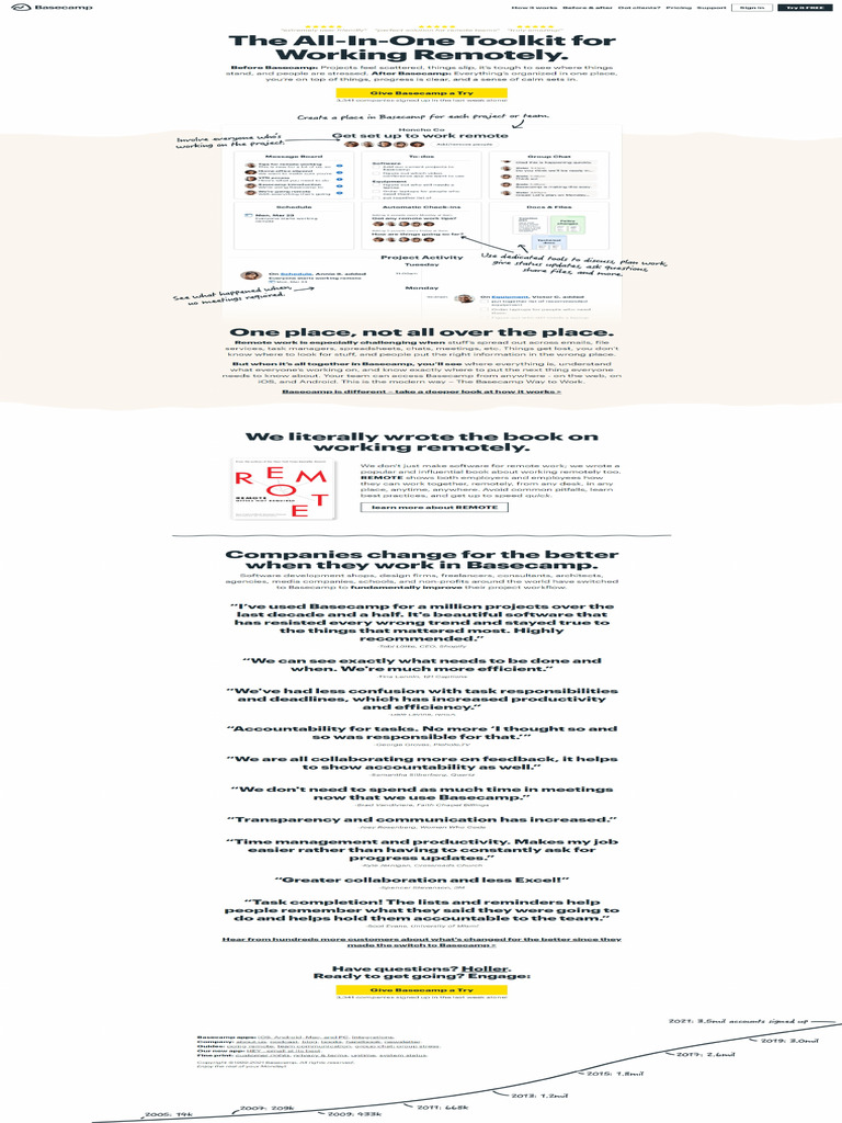 Basecamp Home Page Pdf