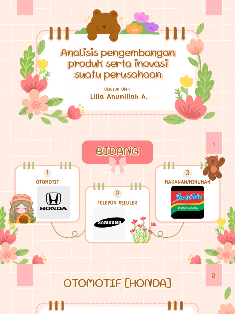 Pink Hijau Ilustrasi Estetik Lucu Tugas Presentasi | PDF