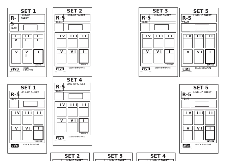 Main - Fiv3 Volleyball Line Up Sheets | PDF