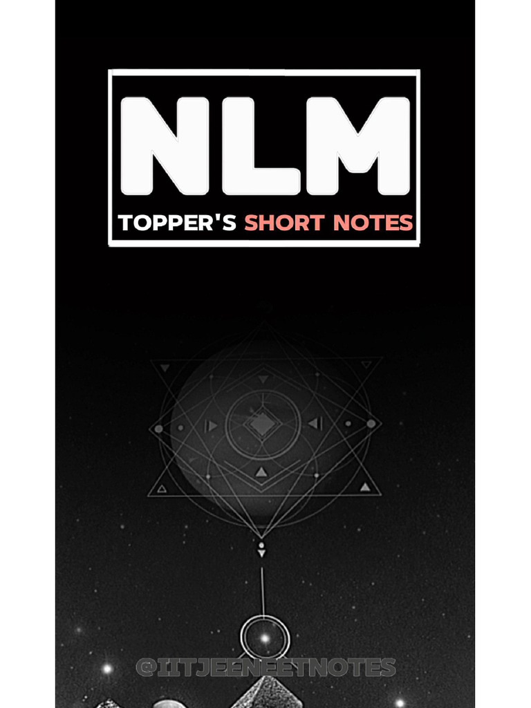 Newton S Laws Of Motion Handwritten Notes By Top Faculties Pdf