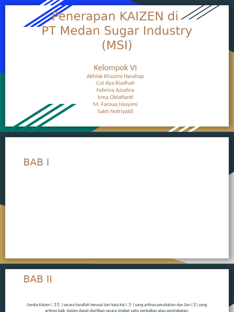 Kaizen Msi | PDF | Bisnis