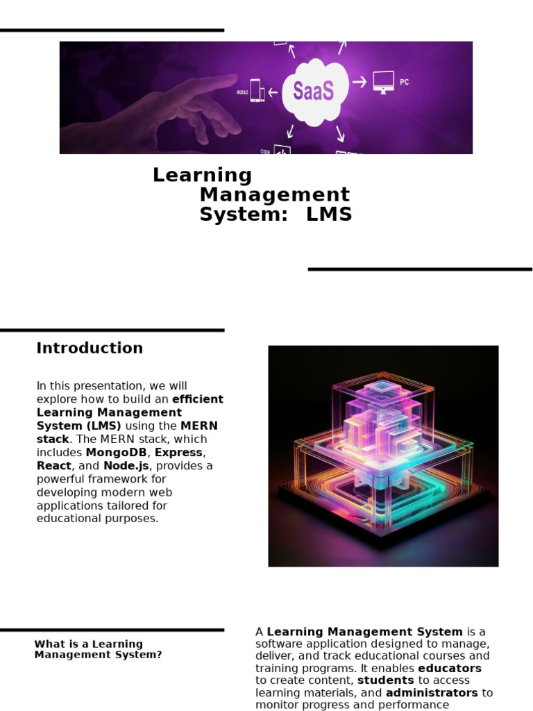 LMS Project Lab | PDF