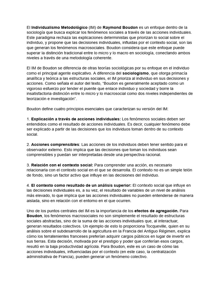 Raymond Boudón | PDF