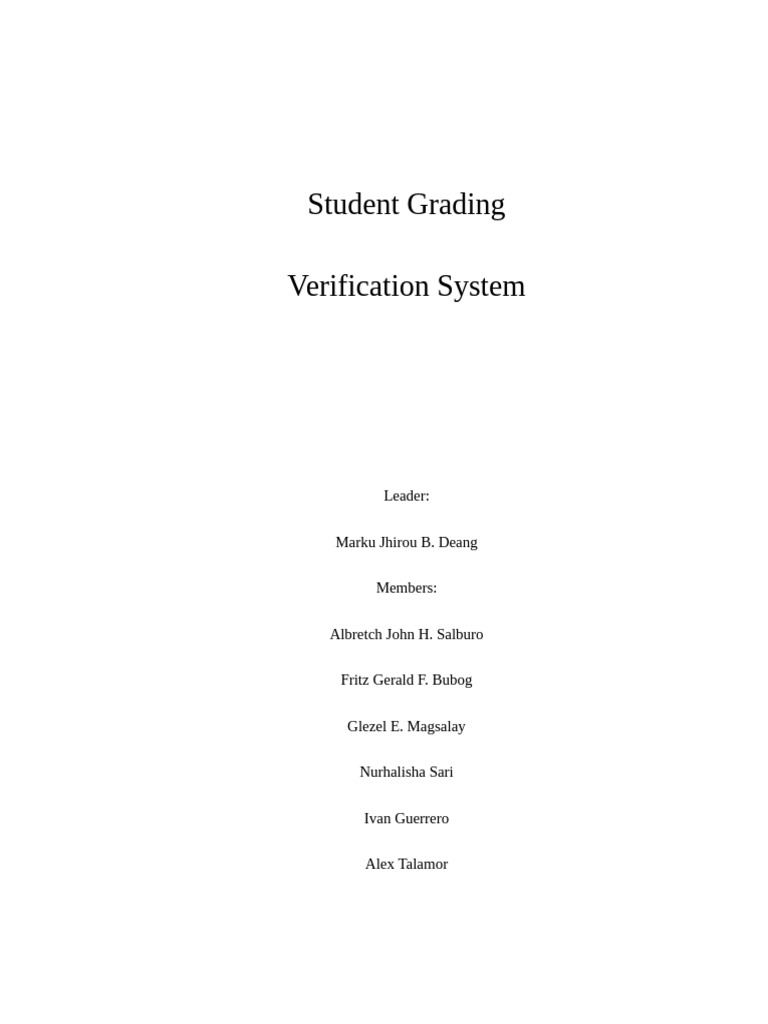 Student Grading | PDF