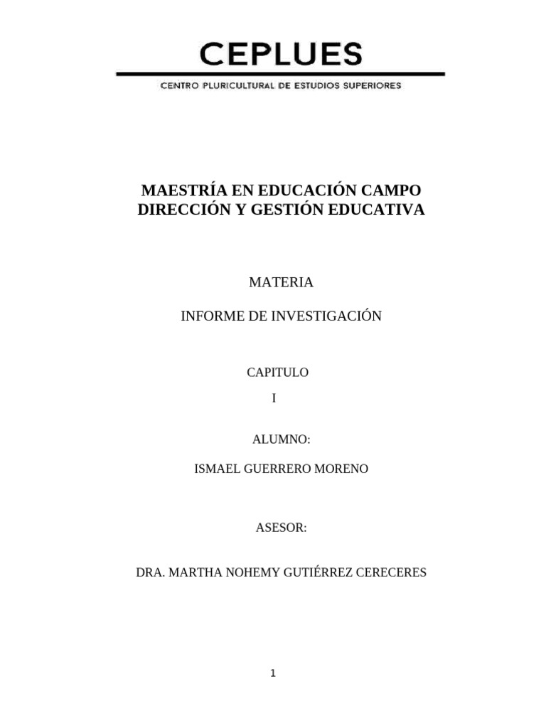 CAPITULO 1. INTRODUCCION | PDF