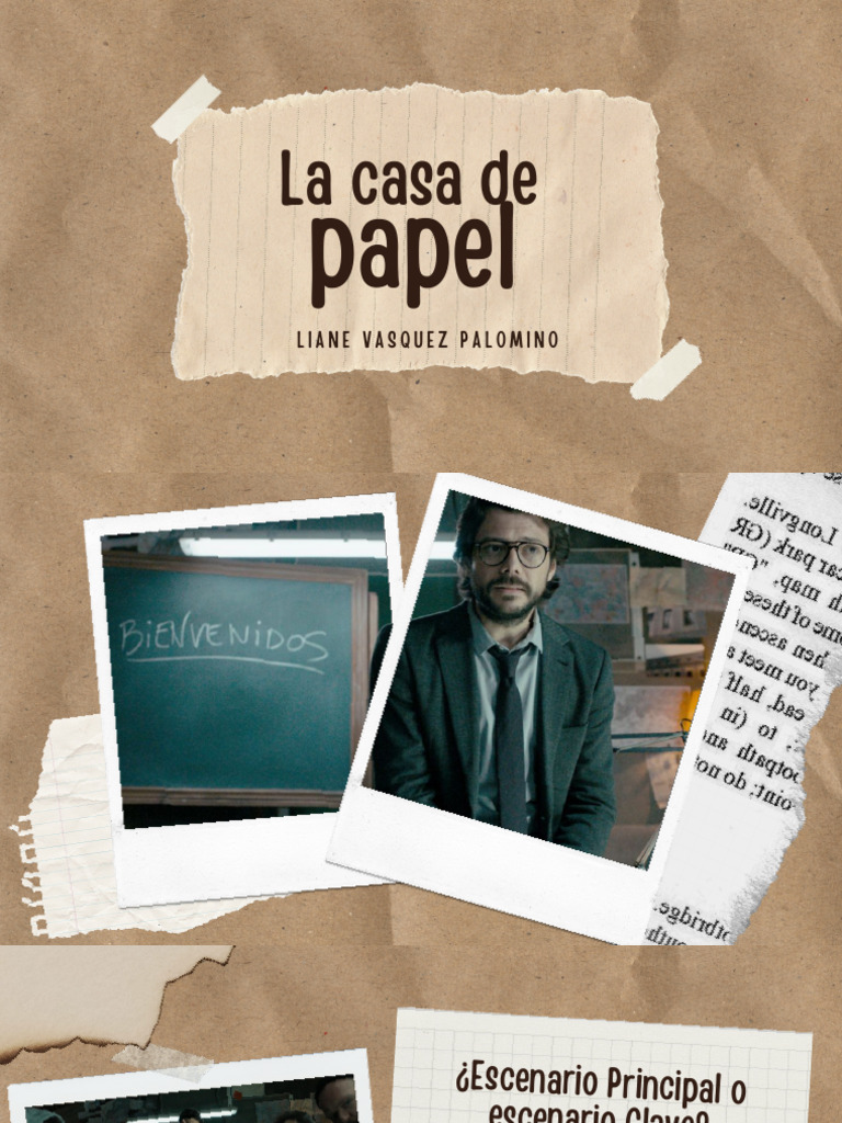 Tarea de EI sobre la casa de papel | PDF