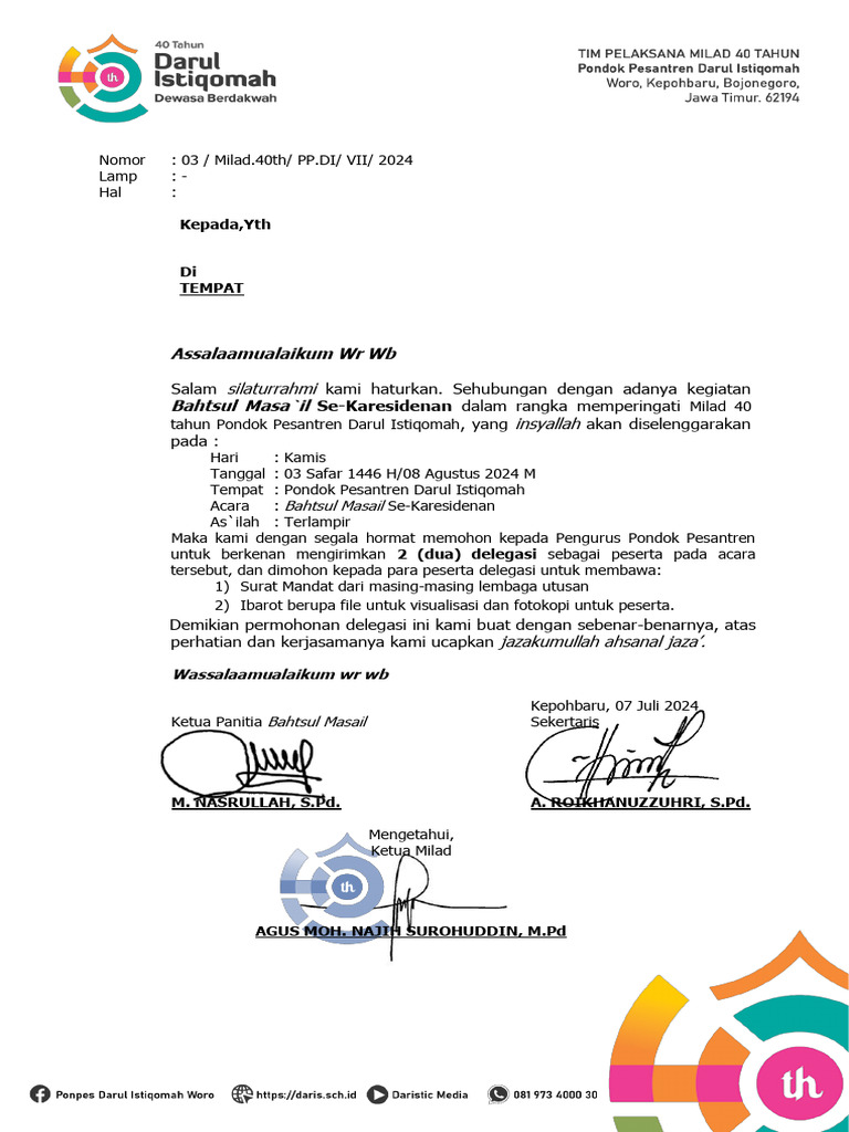 Undangan Bahtsu | PDF