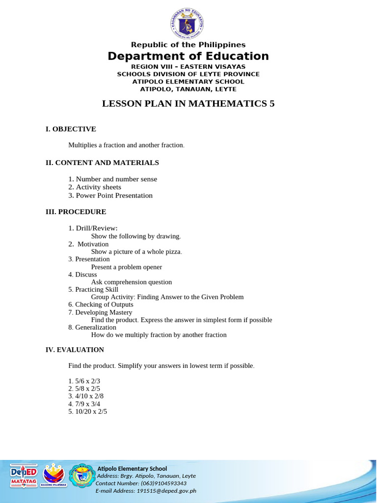 LP Co Q1 Mathematics | PDF