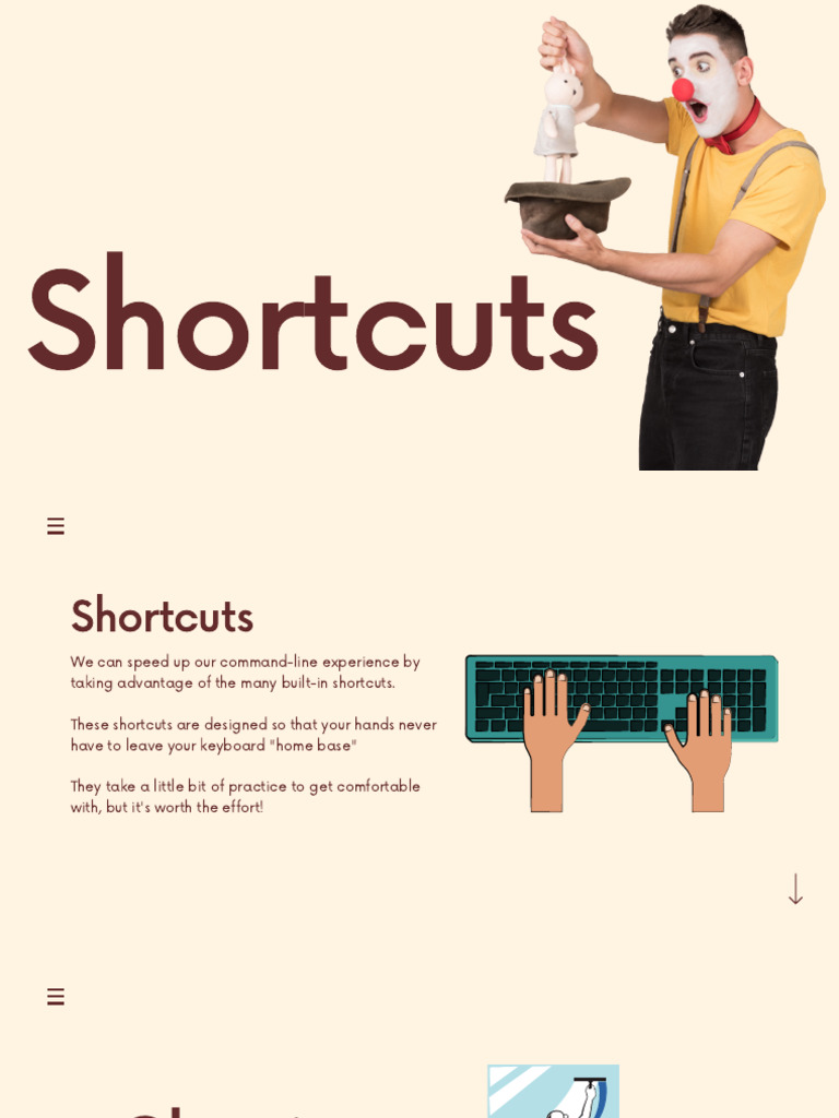 008-Shortcuts and History | PDF