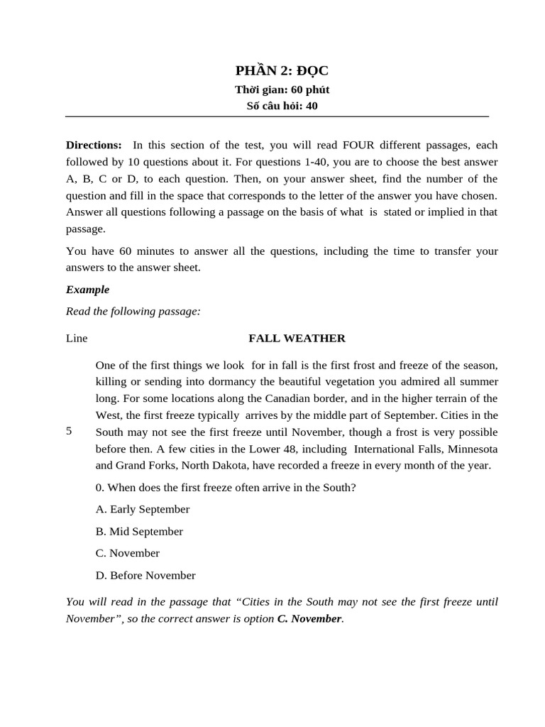 Practice Test - VSTEP 1 | PDF